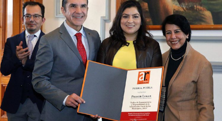 Puebla:Ganador del Primer Lugar en el Índice de Transparencia y Disponibilidad de la Información ...